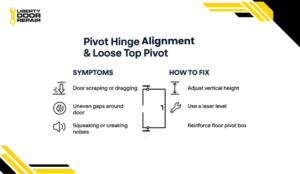 7 Glass Door Pivot System Issues & How to Fix Them